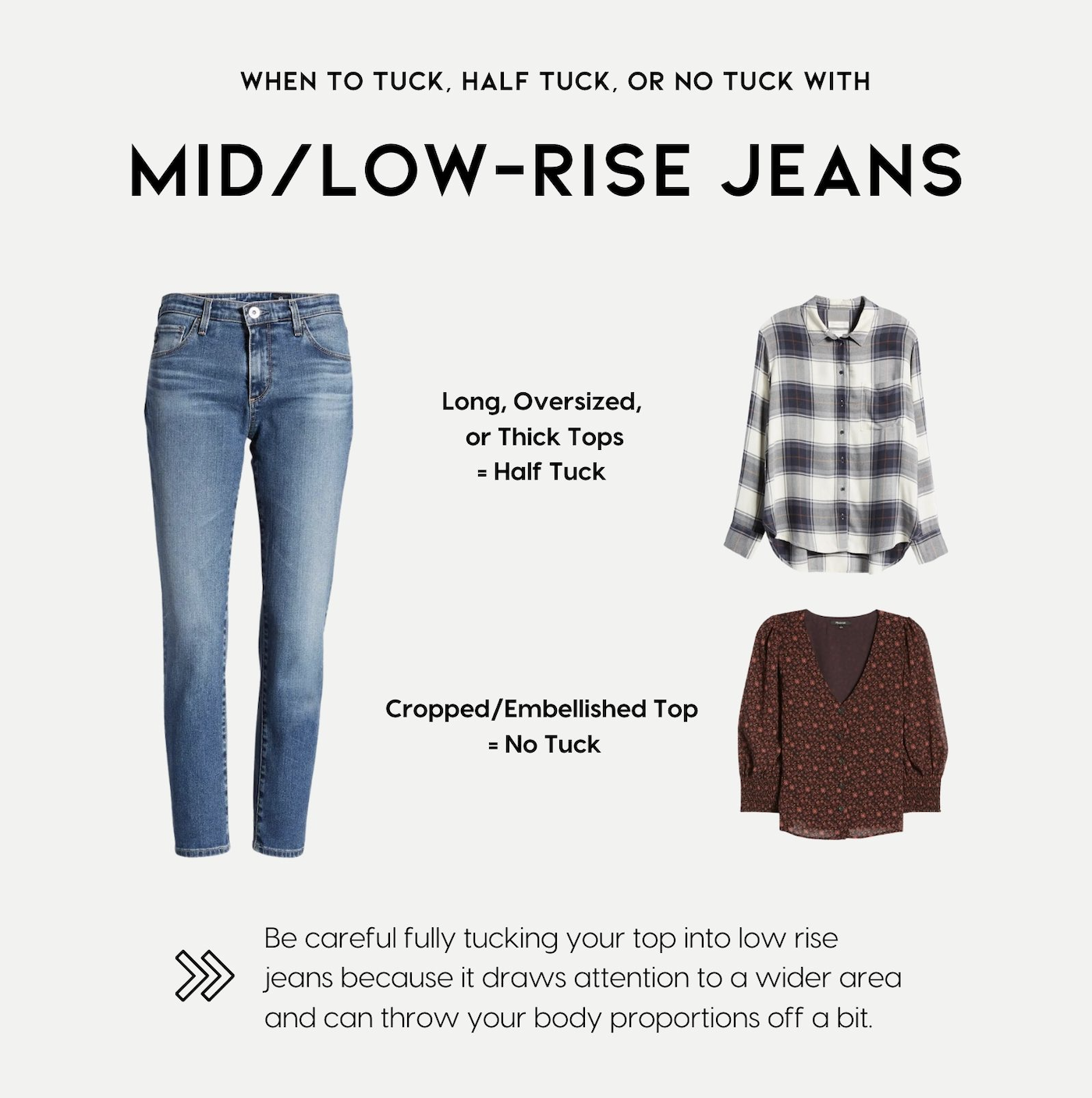 When and How to Tuck Your Top - Outfit Formulas® | Outfit Formulas®