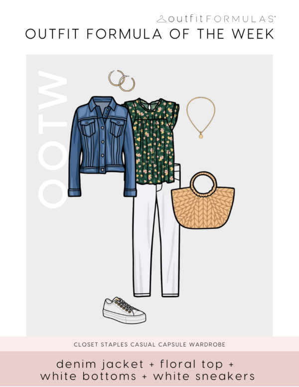 Outfit of the Week: Classic Spring Closet Staples - Outfit Formulas ...