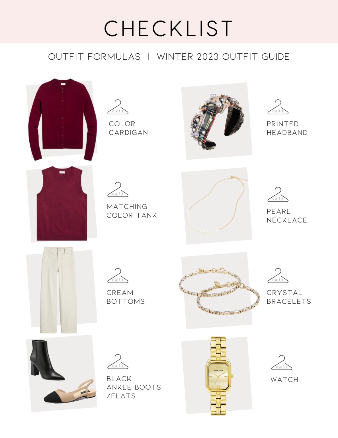 Your Ultimate Winter Wardrobe Checklist - Outfit Formulas® | Outfit ...