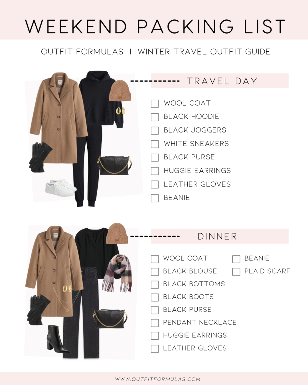 The Ultimate Travel Packing List - Outfit Formulas® | Outfit Formulas® The Ultimate Travel Packing List - Outfit Formulas® | Outfit Formulas®